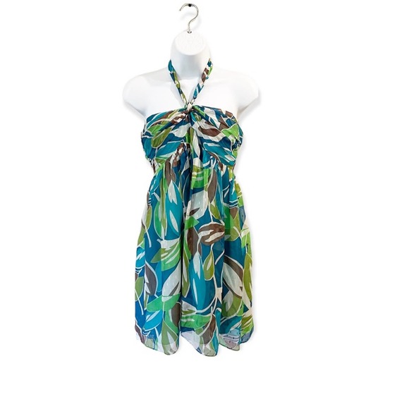 Milly of New York | Dresses | Milly Of New York Halter Dress Tropical ...